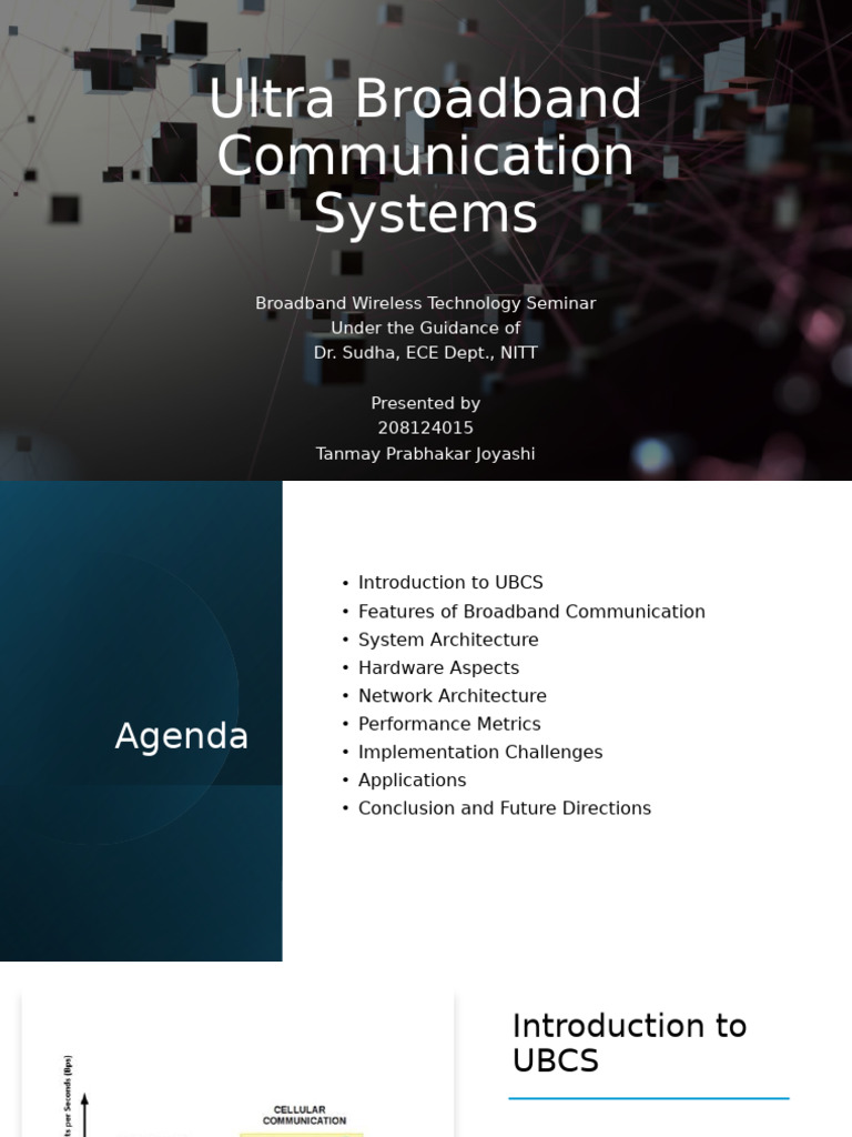 Ultra Broadband Communication Systems | PDF | Ultra Wideband | Detector ...