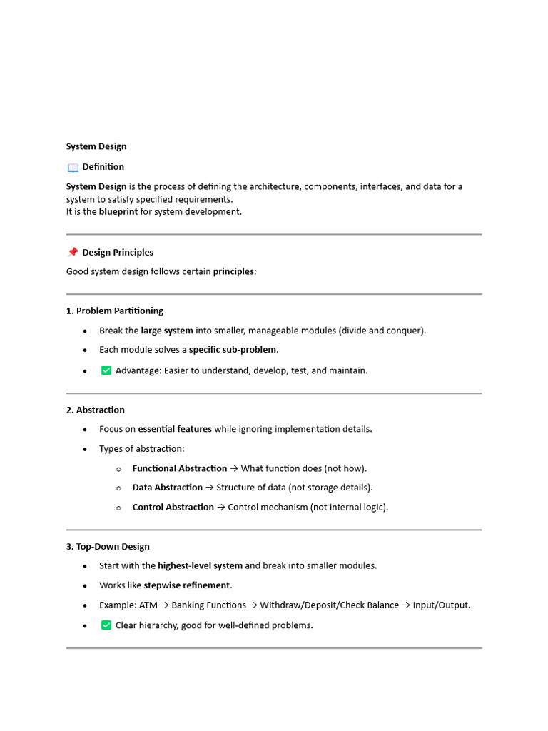 System Design | PDF | Modular Programming | System
