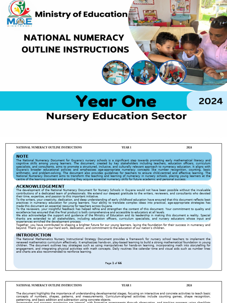 Maths, Y1 2024 With Scos | PDF | Preschool | Educational Assessment