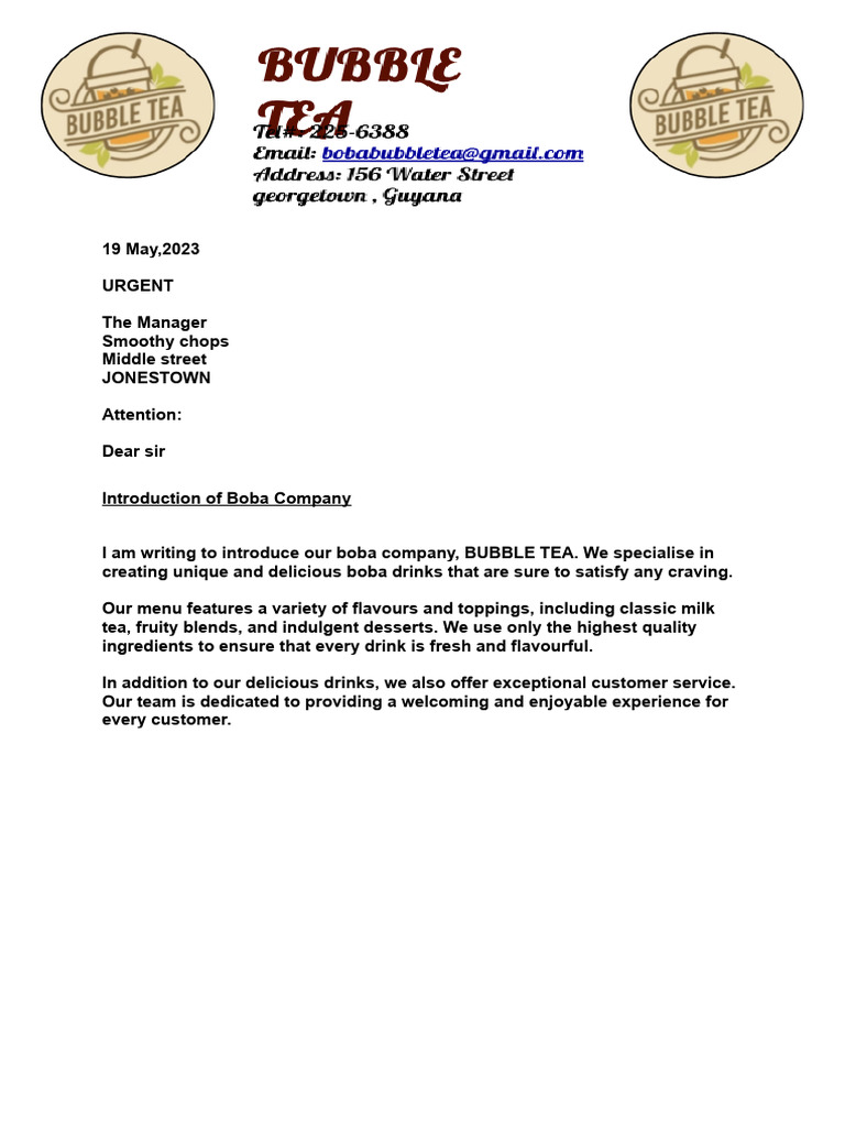 Two Page Letter | PDF