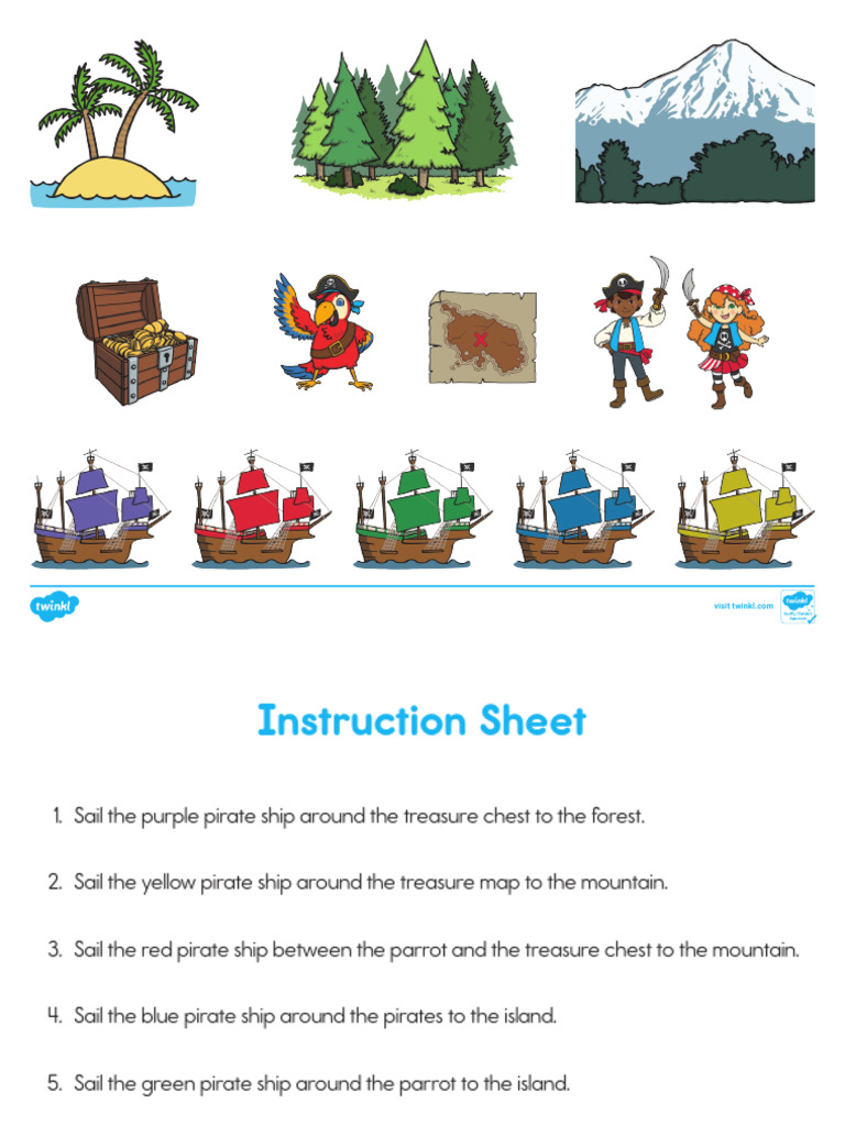 Auditory Memory Map 4 Activity Sheet | PDF