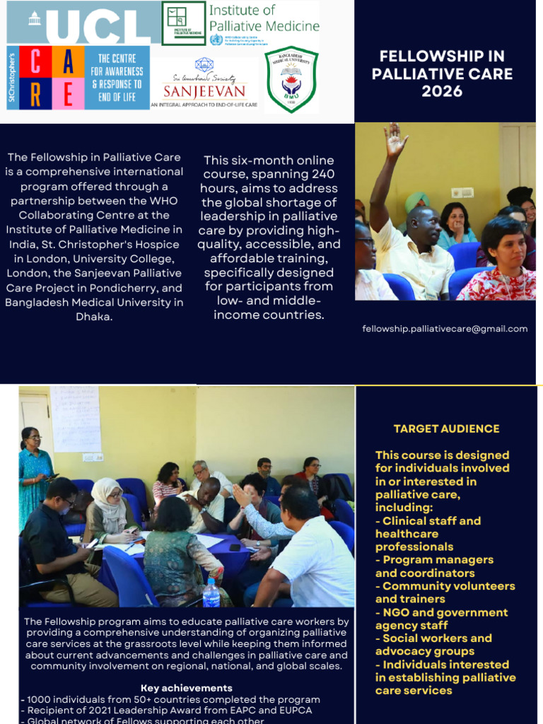 2026 Palliative Care Fellowship Program | PDF | Palliative Care ...