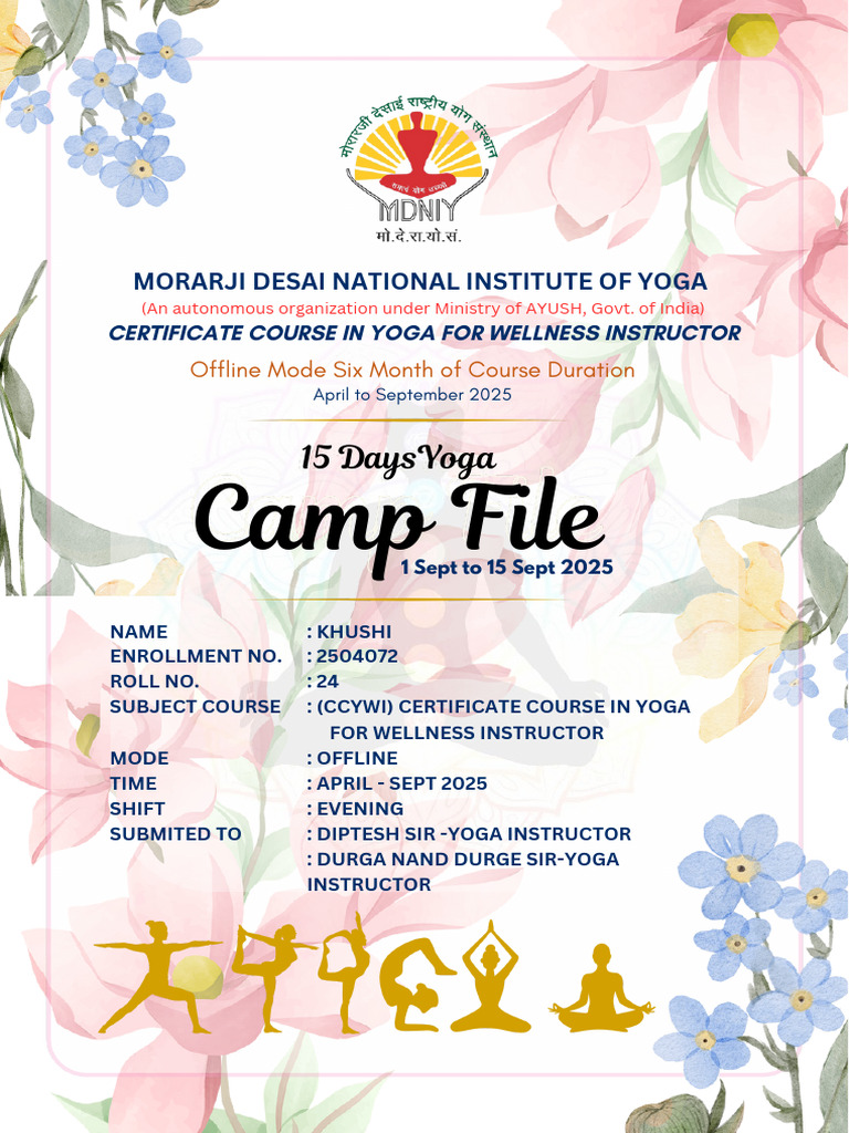Yoga Wellness Instructor Course Overview | PDF | Psychology