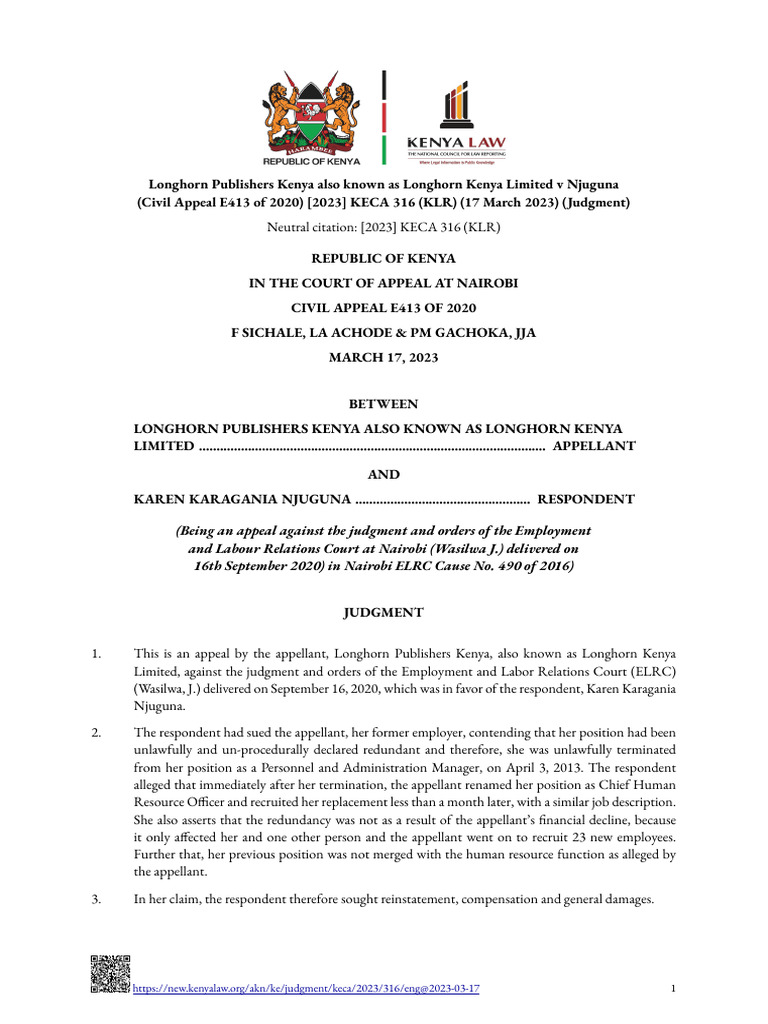 Longhorn Publishers Kenya Also Known As Longhorn Kenya Limited V ...