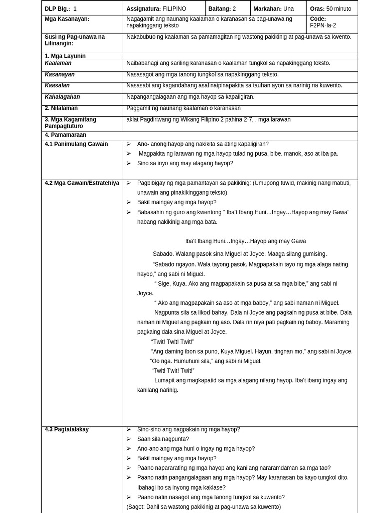 Week1 DLP No 1 Karanasan | PDF