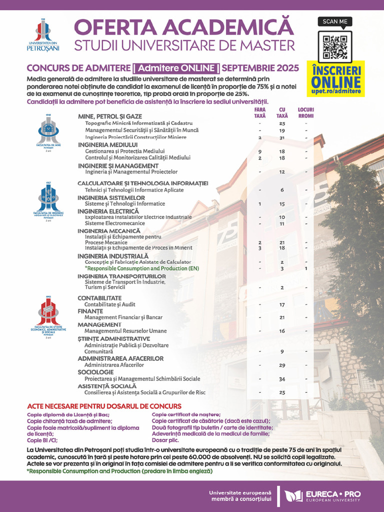 2025.08.04 Afise A3-A2 Master RO - Septembrie-1 | PDF