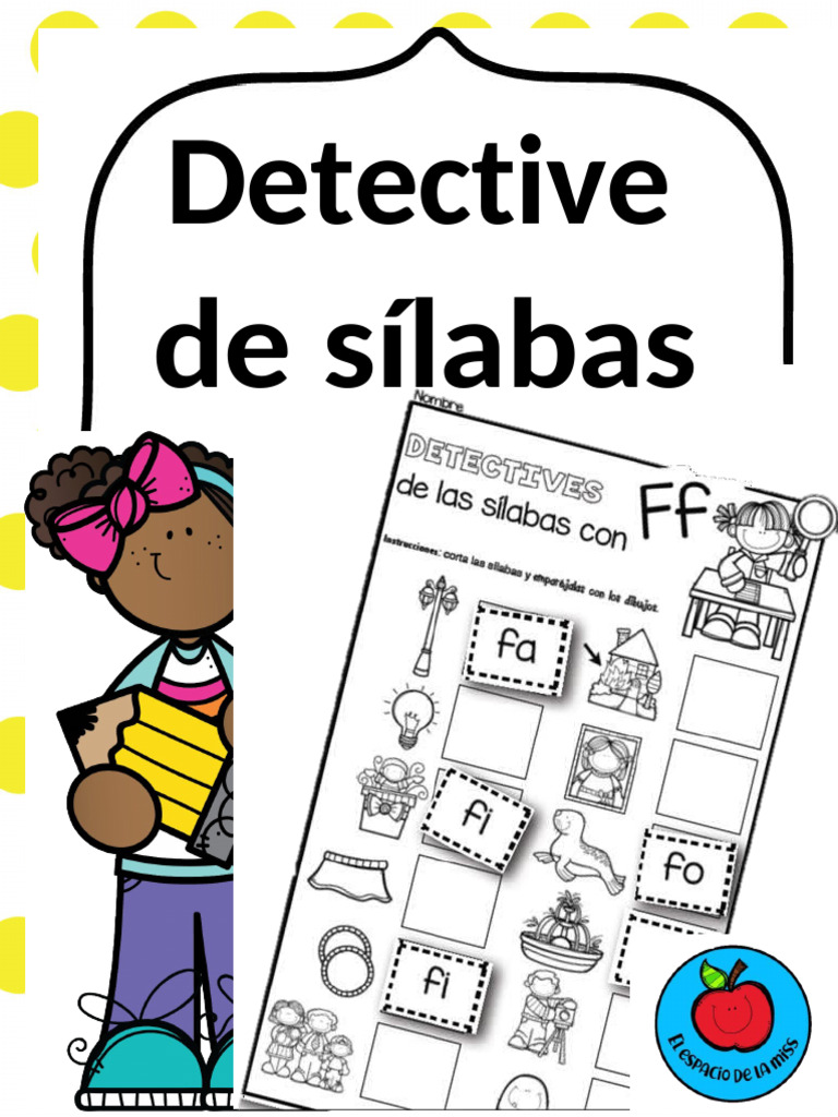 1 - Yo Aprendo Las Sílabas 1 - Detective de Palabras | PDF