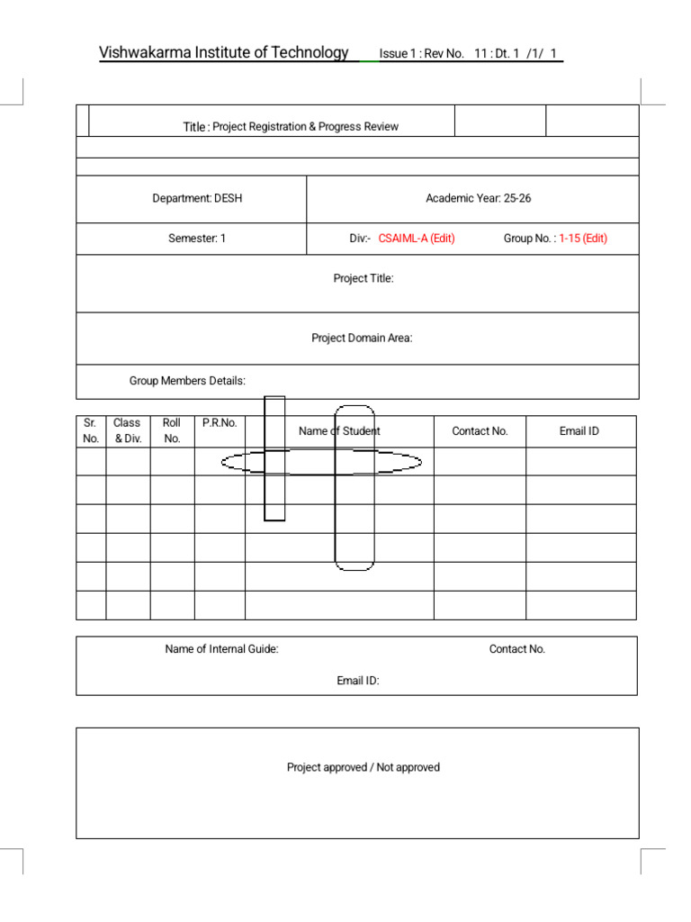 FF180 Project Registration Guide | PDF
