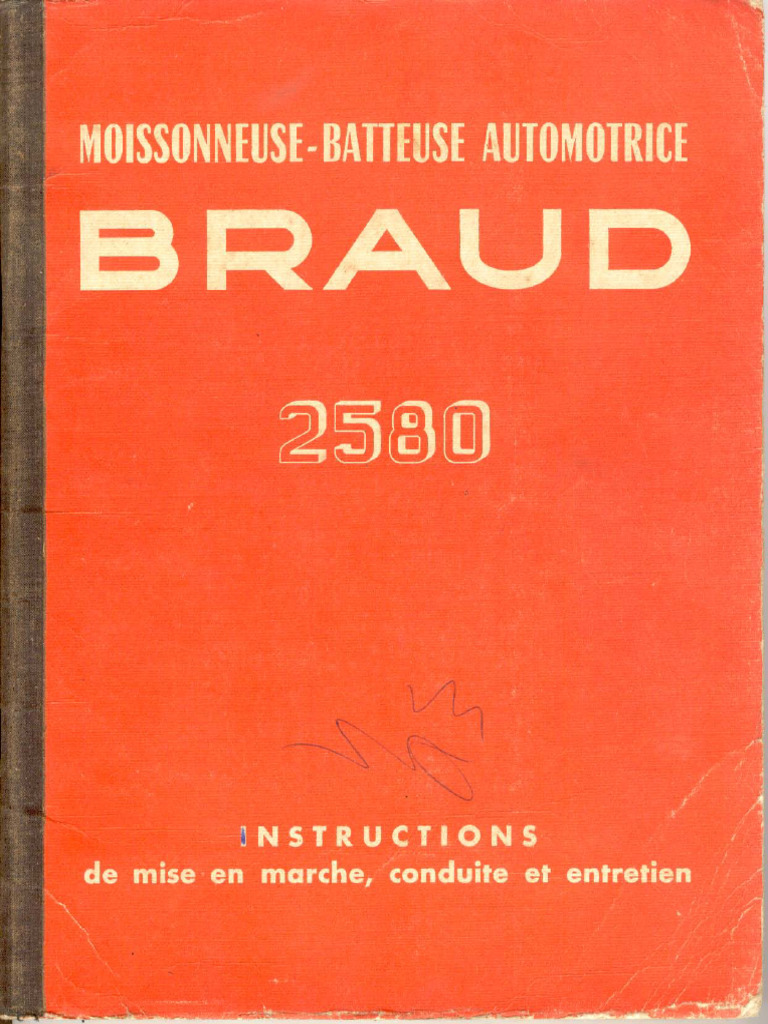 Notice MB Braud 2580 | PDF