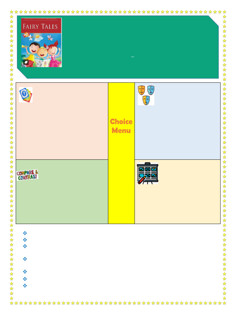 READ Book Project Term I April GR II Pegasus Fairy Tales | PDF