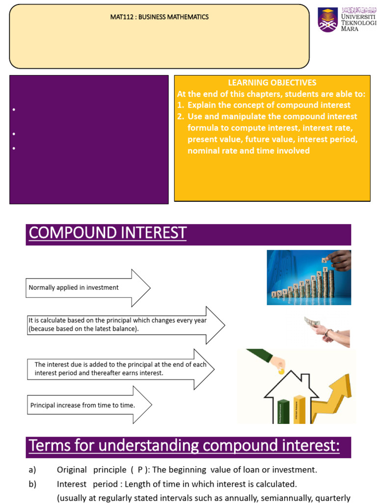 TOPIC 3 - Compound Interest | PDF | Interest | Compound Interest