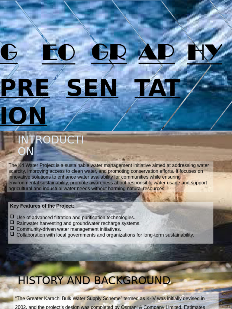 K4 Water Project: Karachi's Water Solution | PDF | Water ...