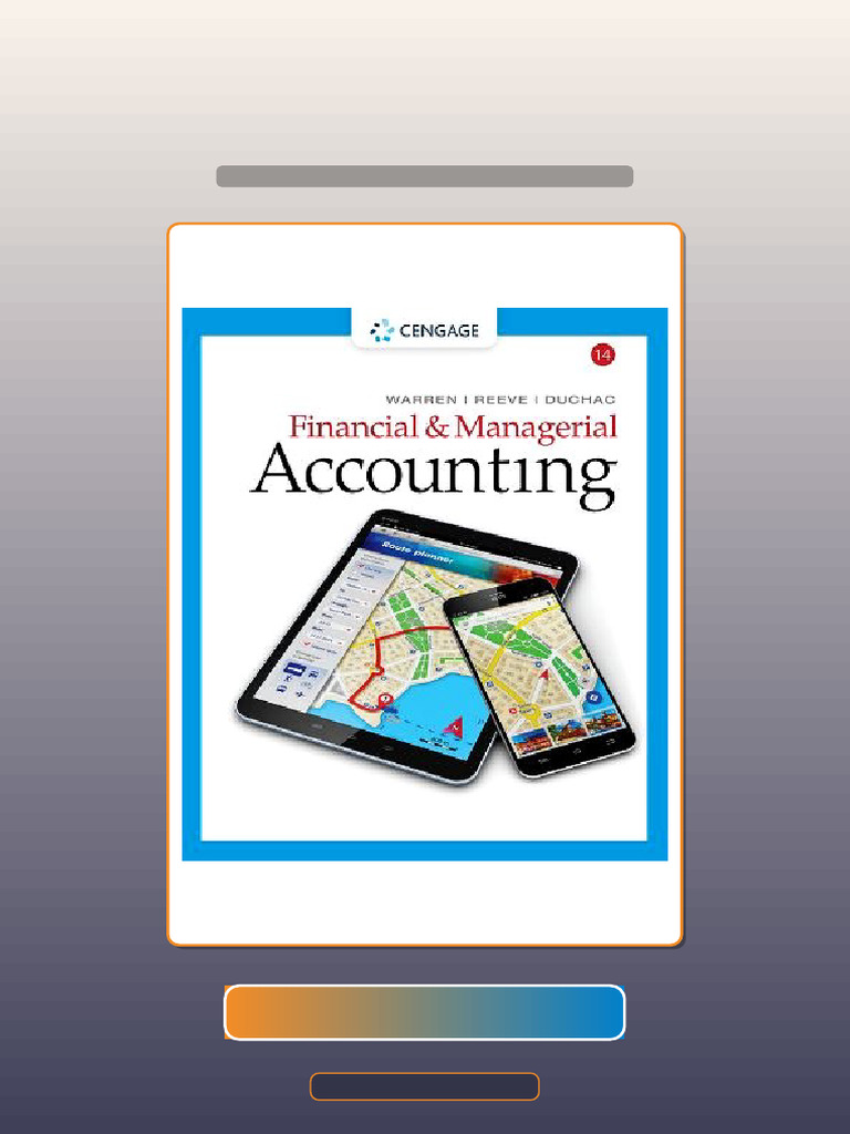 Answers for Financial and Managerial Accounting 14th Edition Carl ...