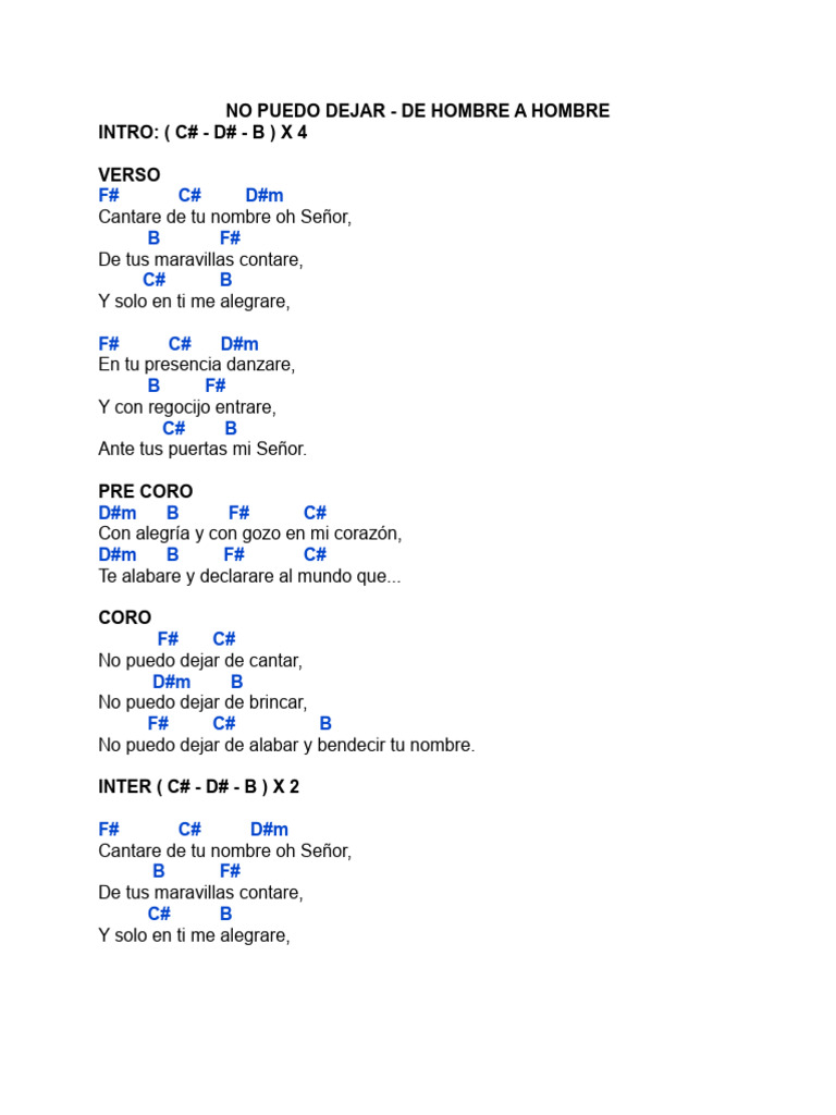 No Puedo Dejar - DHH | PDF