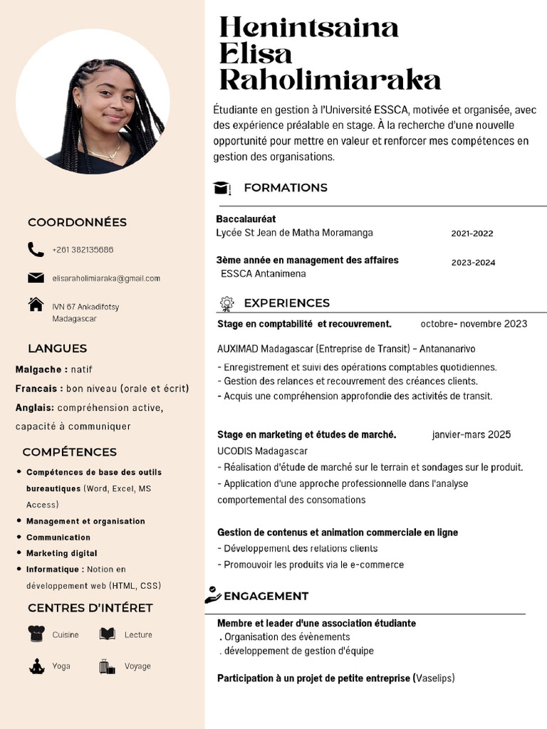 CV Elisa 2025 | PDF