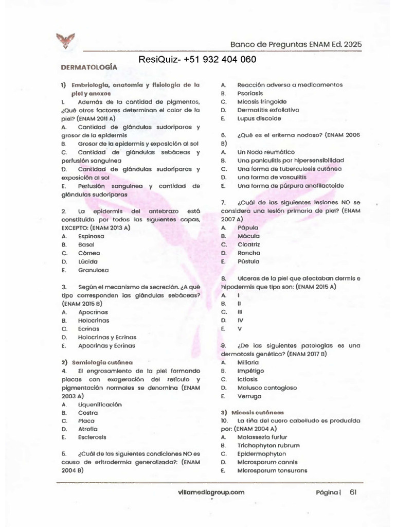 DERMATOLOGÍA | PDF