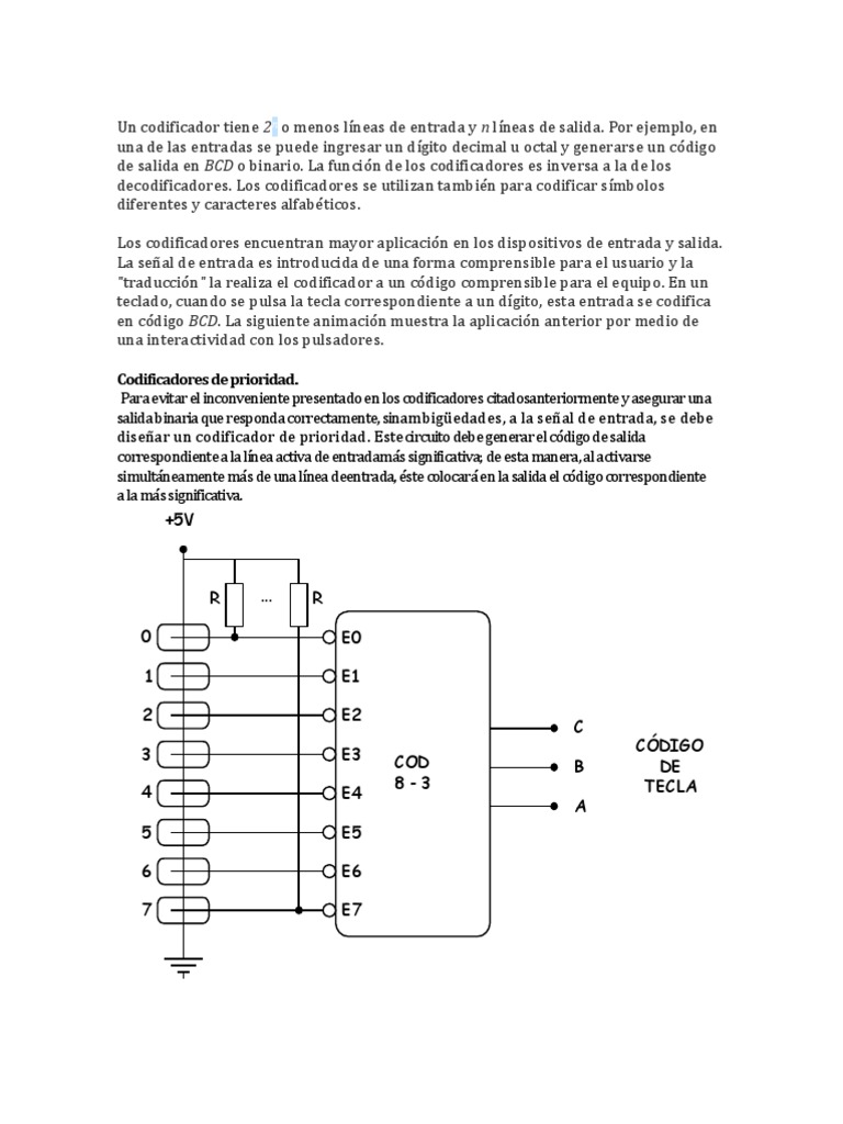Codificadores y Decodificadores | PDF