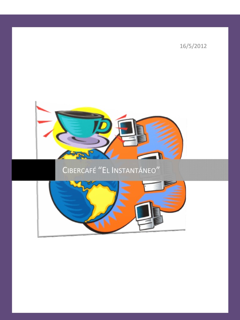 Cibercafe | PDF | café | Internet