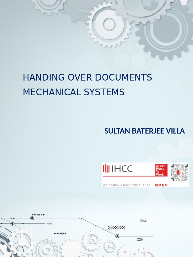 Handing Over Documents | PDF