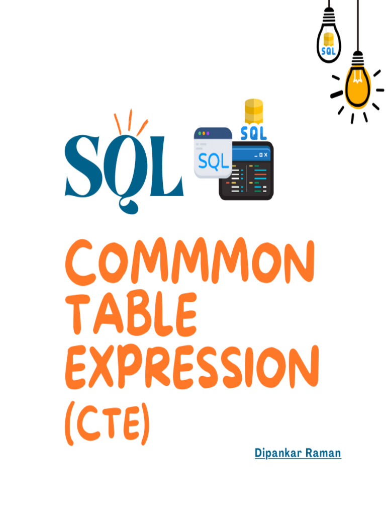 SQL Common Table Expression 1744187696 | PDF