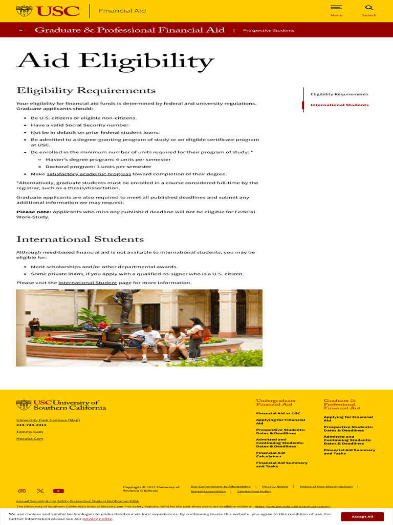 Aid Eligibility - Financial Aid | PDF | Student Financial Aid In The ...