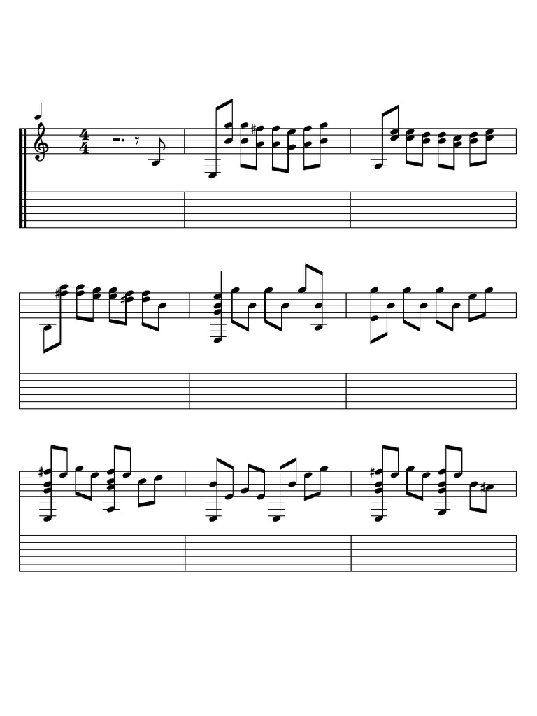 Godfather Theme for Classical Guitar | PDF