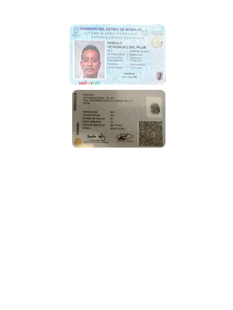 Licencia Morelos | PDF