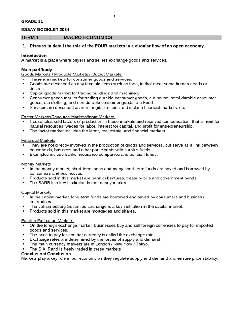 Grade 11 Monopoly Economics Essay | PDF | Monopoly | Oligopoly