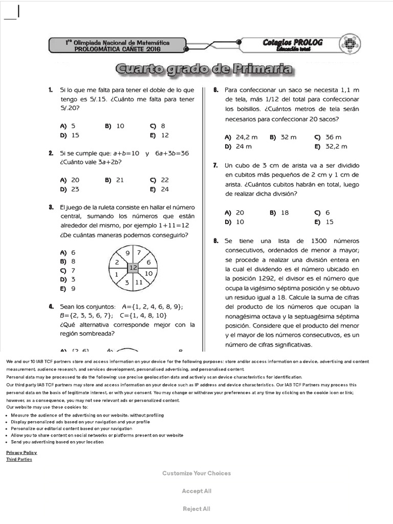 PDF P Classtruncatedtext Module Lineclamped 85ulhh Style Max Lines5examen 4to Grado de Primaria ...
