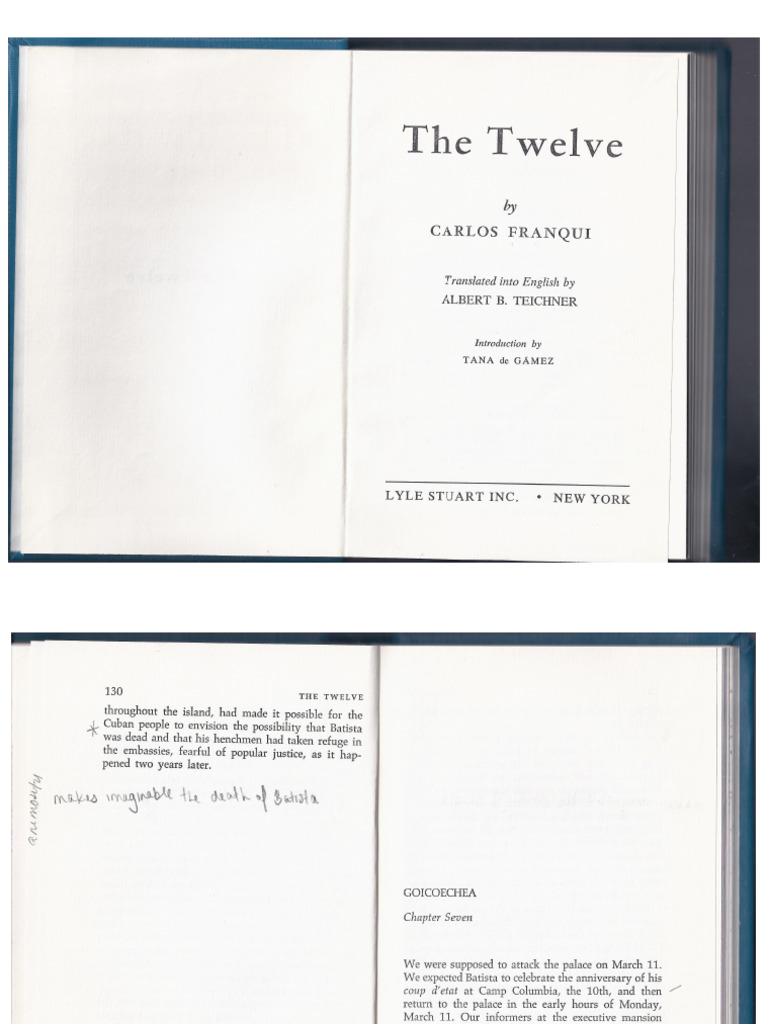 Franqui The Twelve CH 7 | PDF