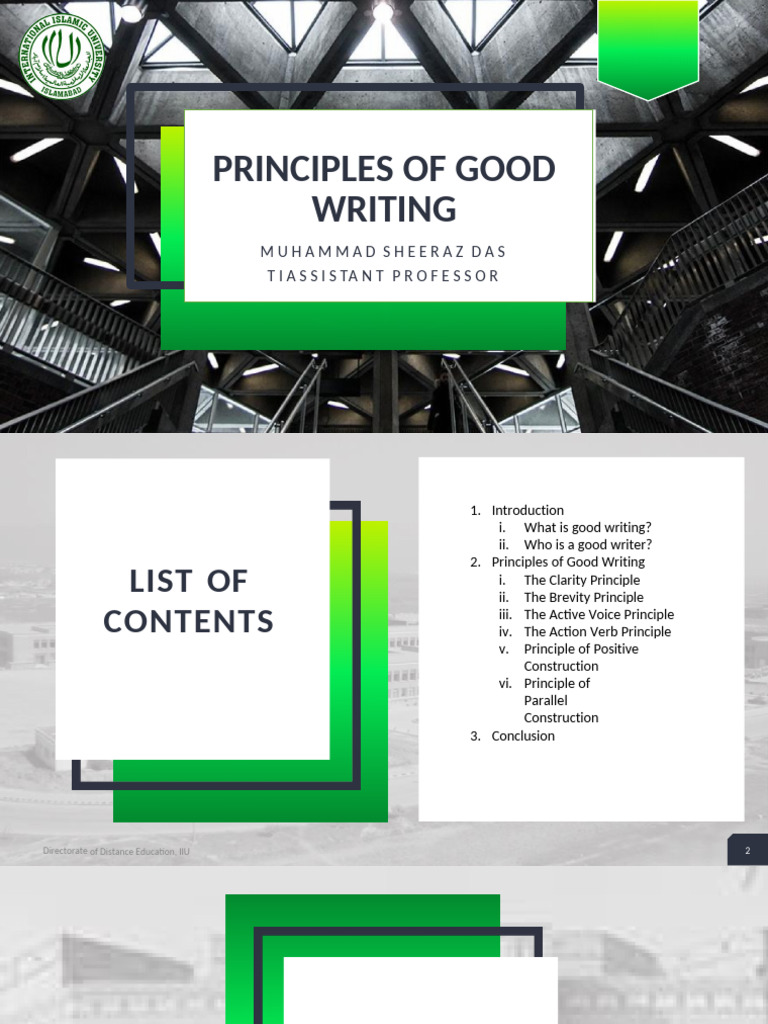 Principles of Effective Writing | PDF | Linguistics | Grammar