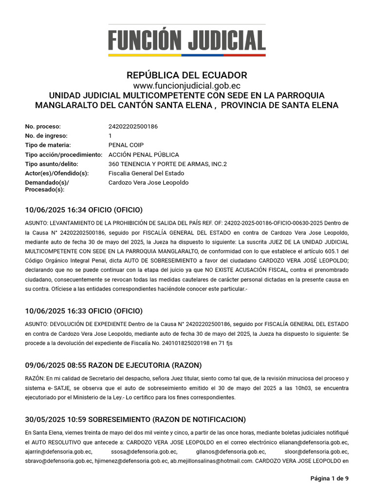 Expel - 24202202500186 - 27332942 - 28082025 | PDF | Debido al proceso ...