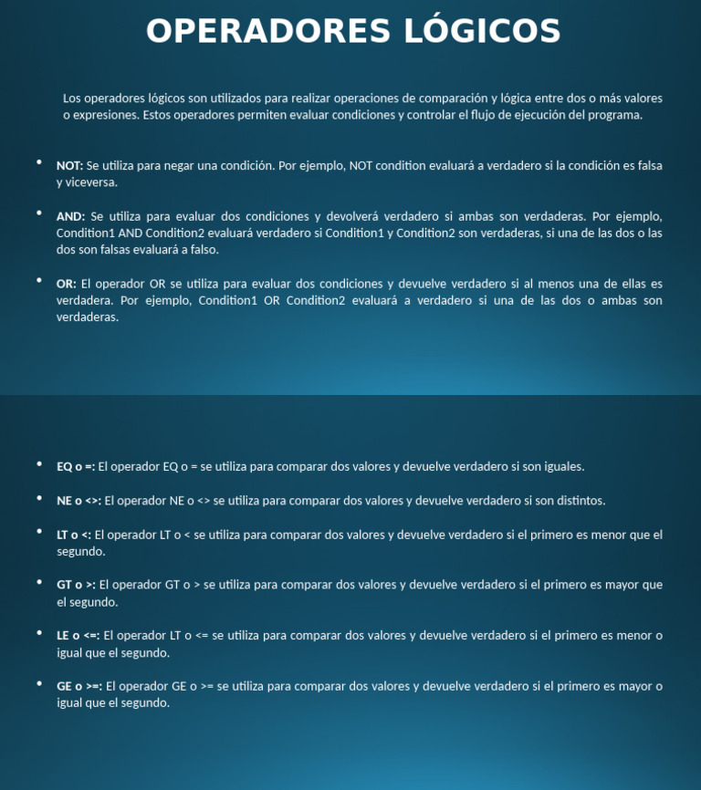 25 - Operadores Lógicos | PDF