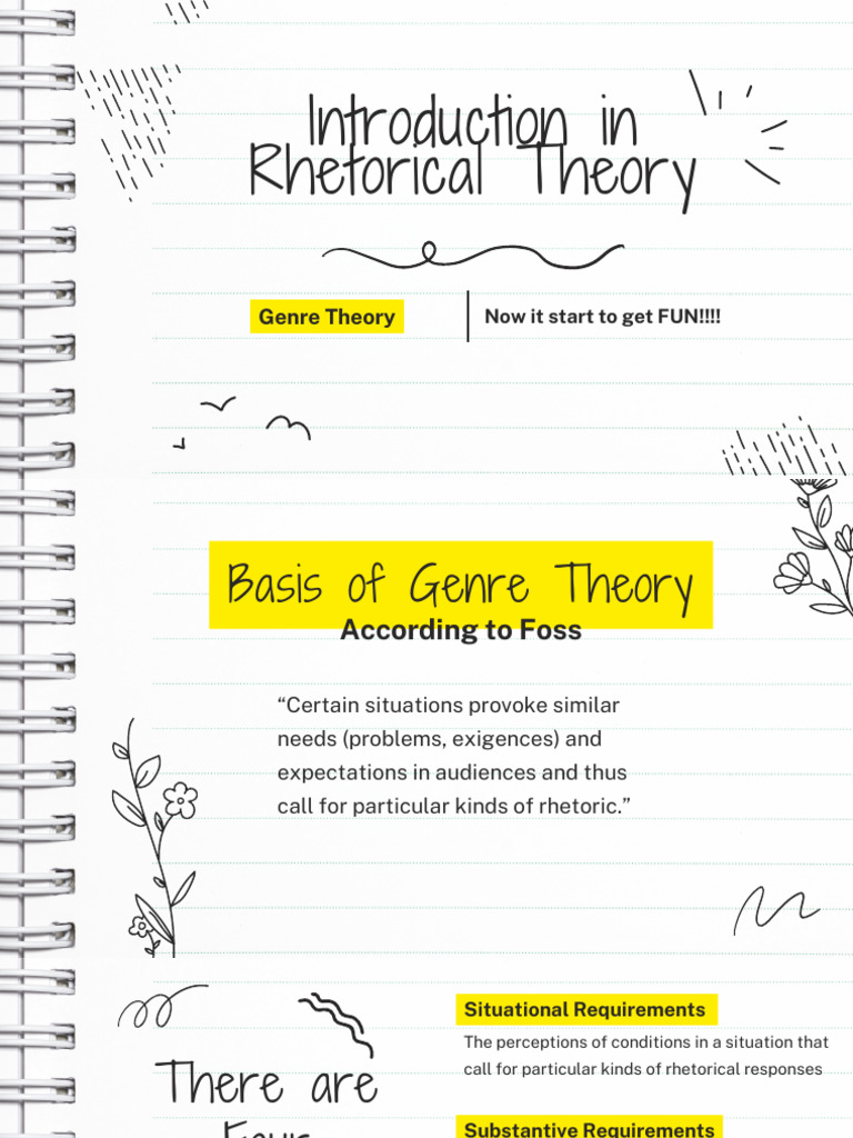 Introduction in Rhetorical Theory | PDF | Rhetoric | Genre