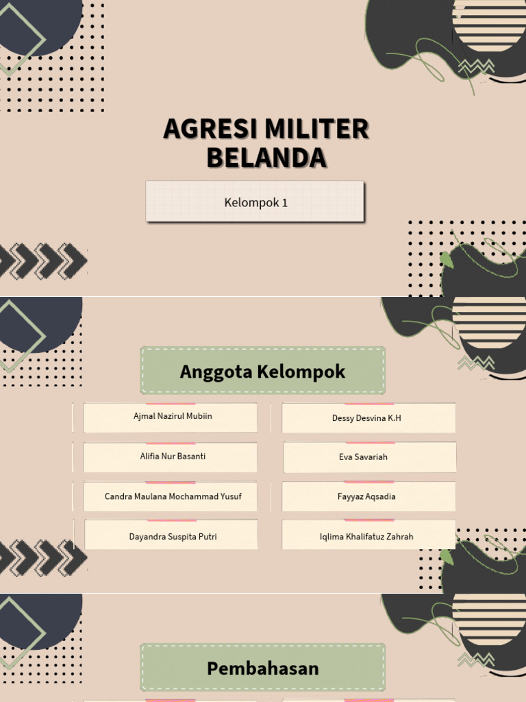 Agresi Militer Belanda | PDF