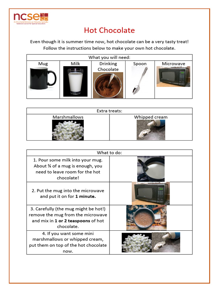 Easy Hot Chocolate Recipe Guide | PDF