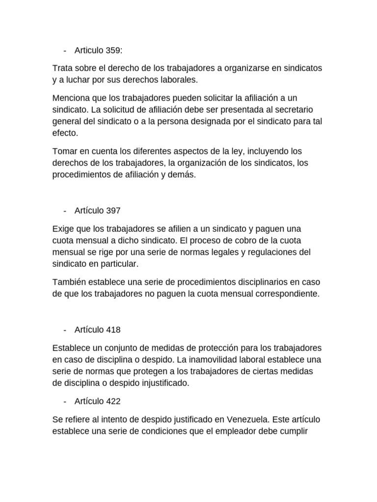 Articulo 359 | PDF