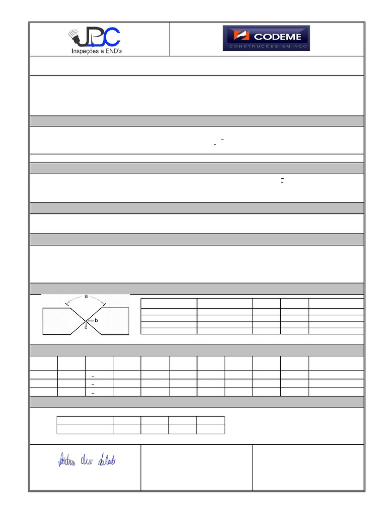 Codeme - EPS 004-22 - FCAW 3G -AWS D1.1 - Completa | PDF | Física Aplicada e Interdisciplinar