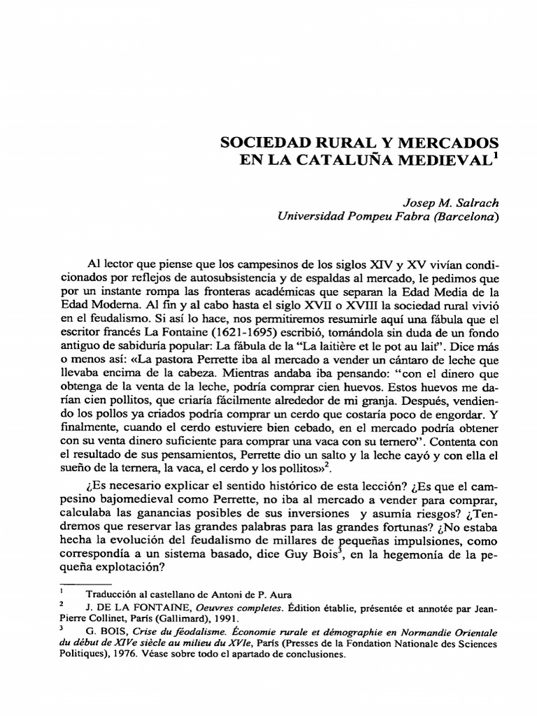 Dialnet SociedadRuralYMercadosEnLaCatalunaMedieval 209664 | PDF ...