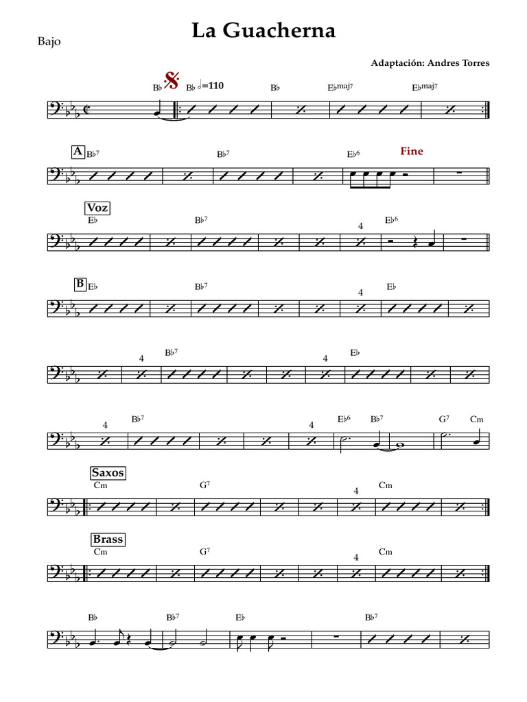 La Guacherna: Adaptación Musical | PDF