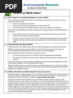 IDLH Values for Hazardous Substances | PDF