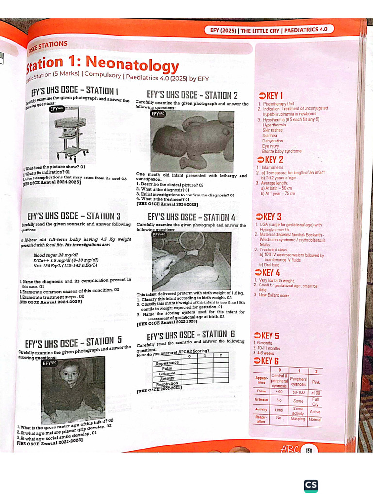 Paeds Osce Efy 4.0 | PDF