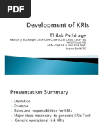 KRI (Key Risk Indicators) Toolkit | PDF | Performance Indicator ...
