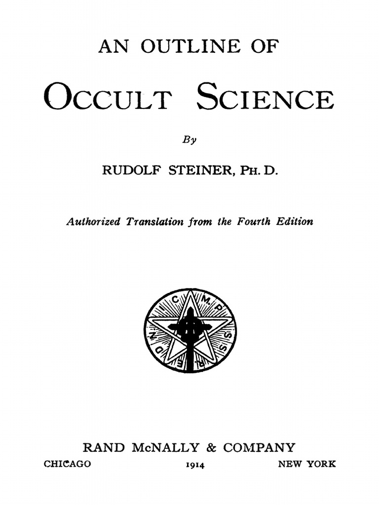 An Outline of Occult Science by Rudolf Steiner | PDF