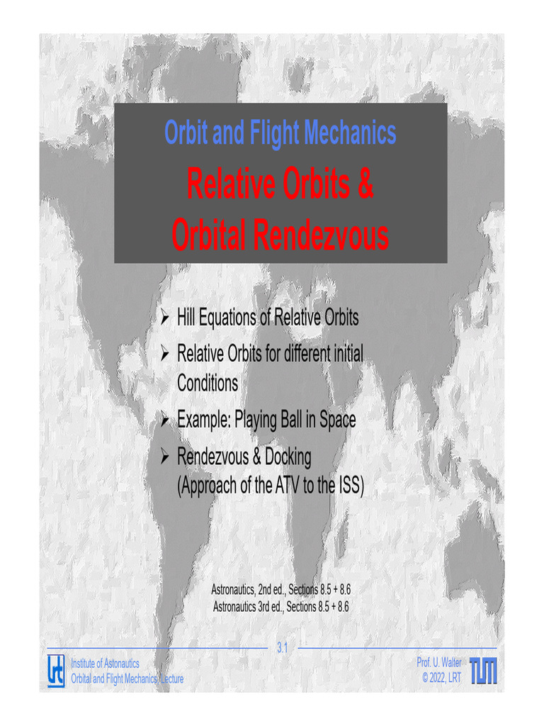 OFM 03 Relative Orbits Rendezvous En | PDF | Space Rendezvous | Orbital ...
