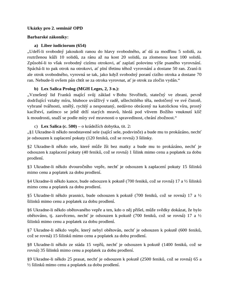 Ukazky Pro 2. Seminar | PDF