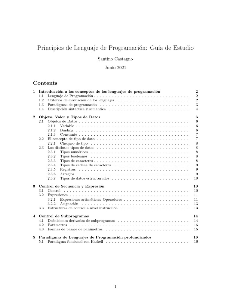 Mega Resumen | PDF | Lenguaje de programación | Objeto (informática)
