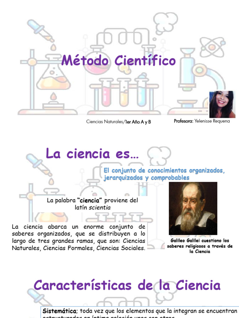 Método_Científico_e_instrumentos_de_Laboratorio_1ER_AÑO_MS | PDF ...