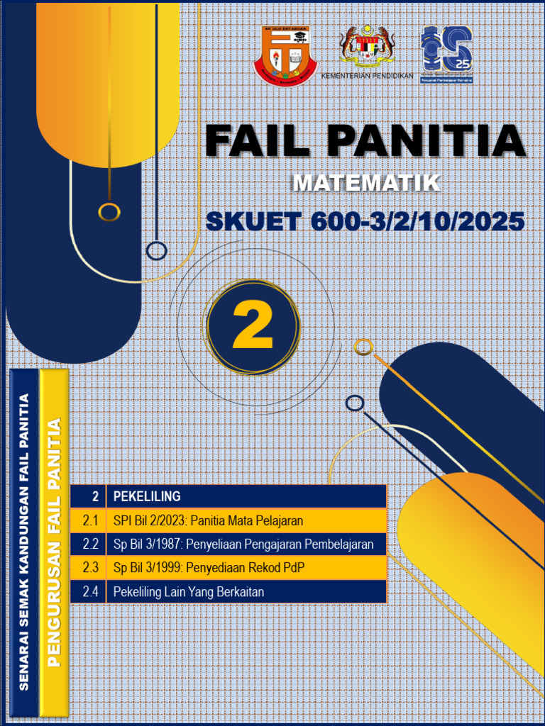 Panduan Pengurusan Panitia Matematik | PDF