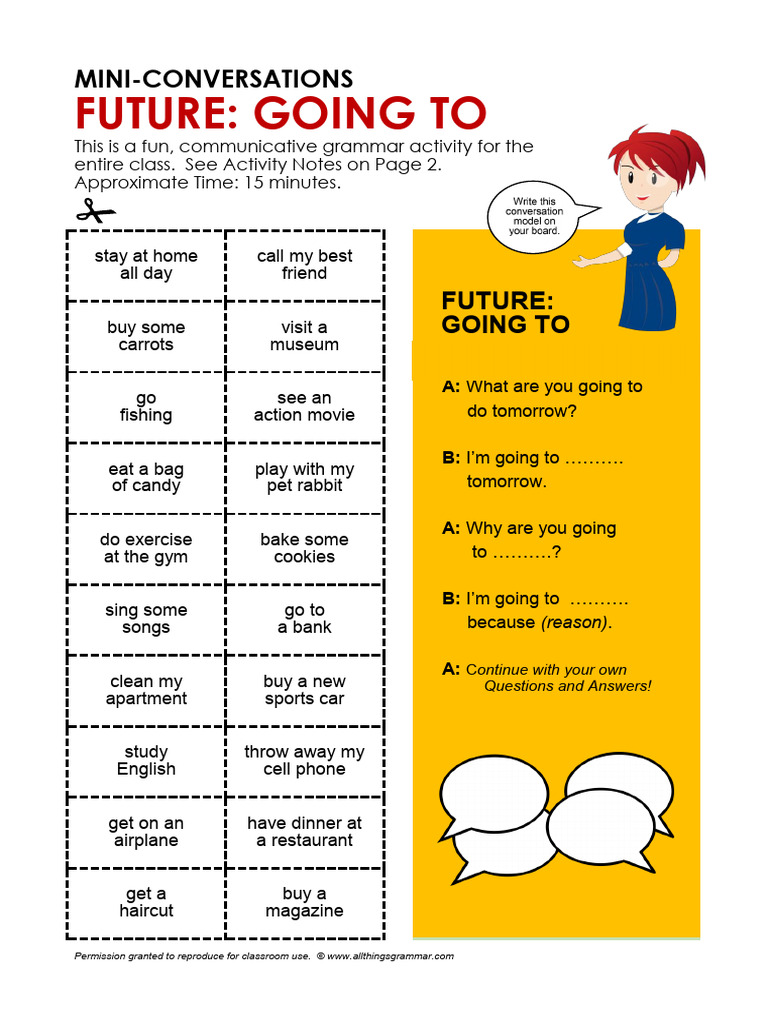 Fun Future Tense Mini-Conversations | PDF